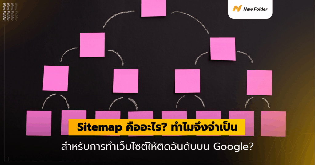 Sitemap คืออะไร? ทำไมจึงจำเป็นสำหรับการทำเว็บไซต์ให้ติดอันดับบน Google? - Newfolder